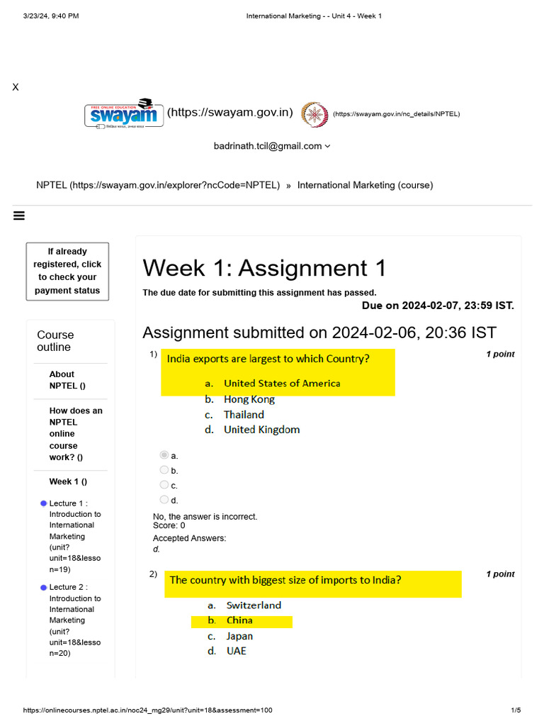 8 Assignments Int Marketing | PDF | Multiple Choice | Economies