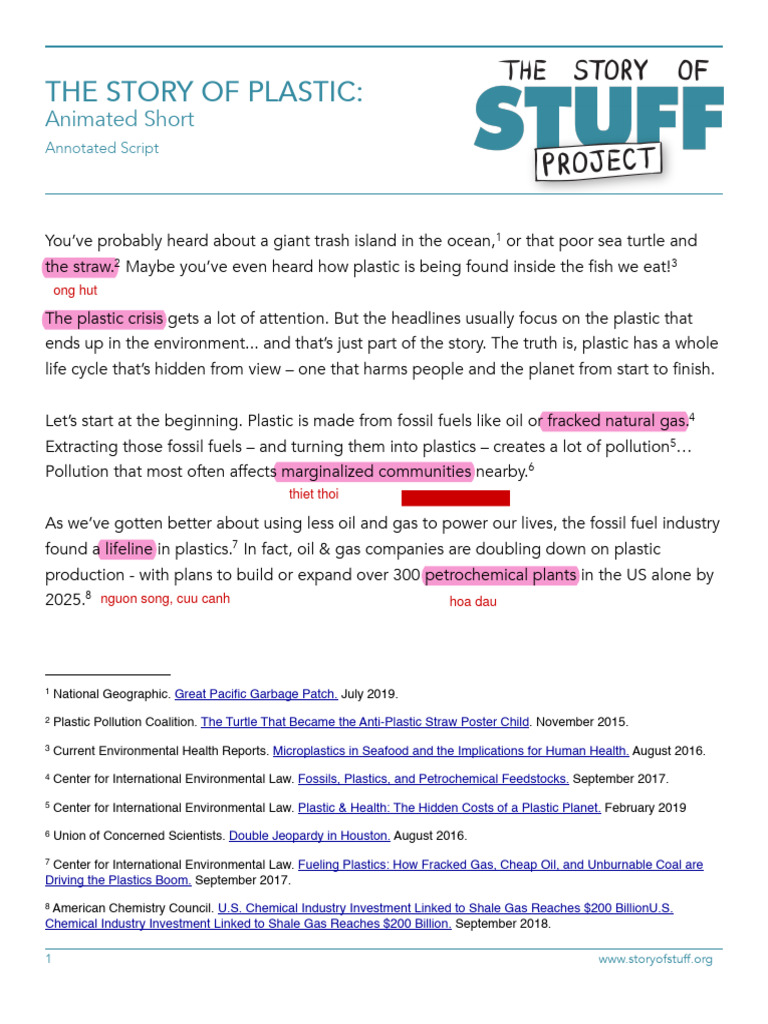 SoSP - Movies.SOP Short - Script | PDF | Recycling | Plastic