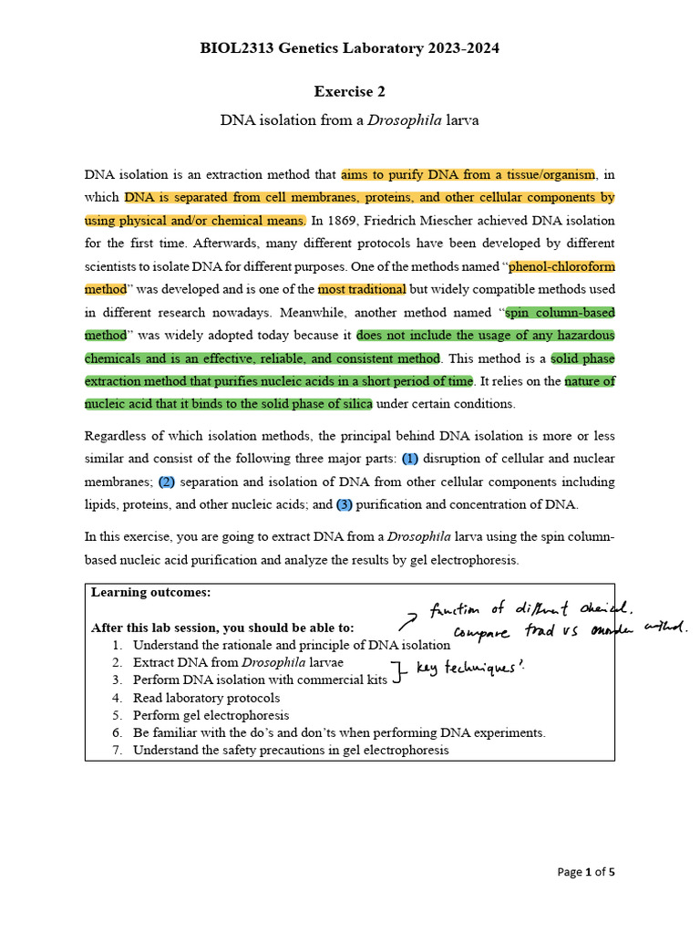 Lab 2 Lab manual | PDF | Agarose Gel Electrophoresis | Protein Purification