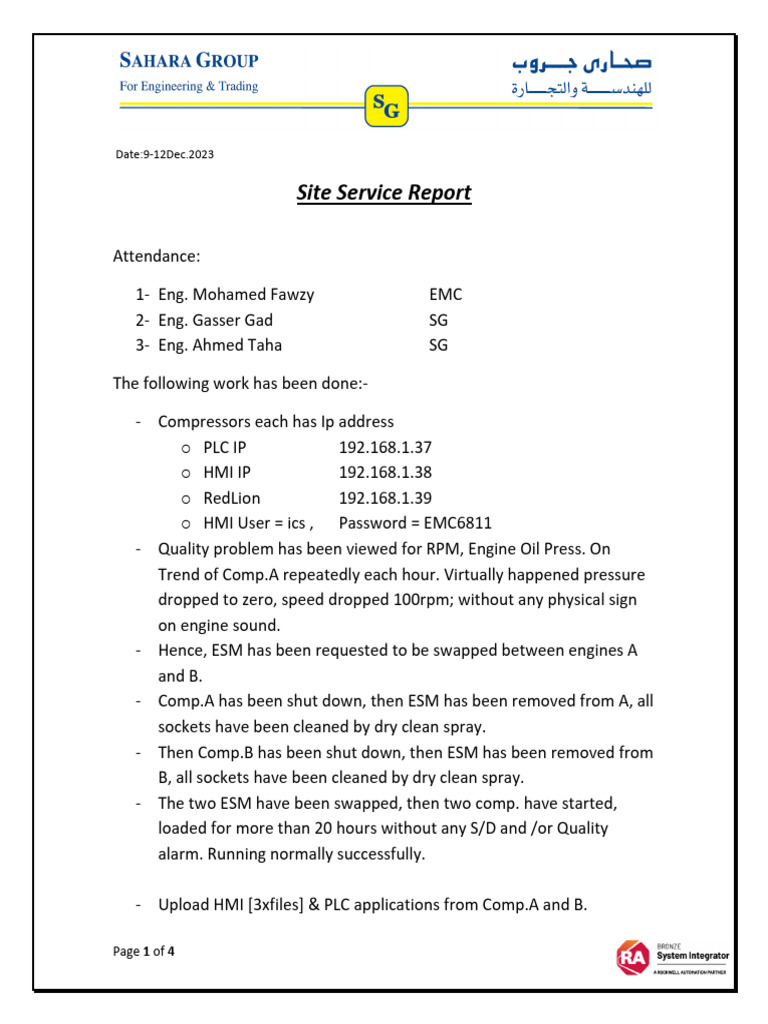 Comp A PLC Report | PDF | Computing | Computer Engineering