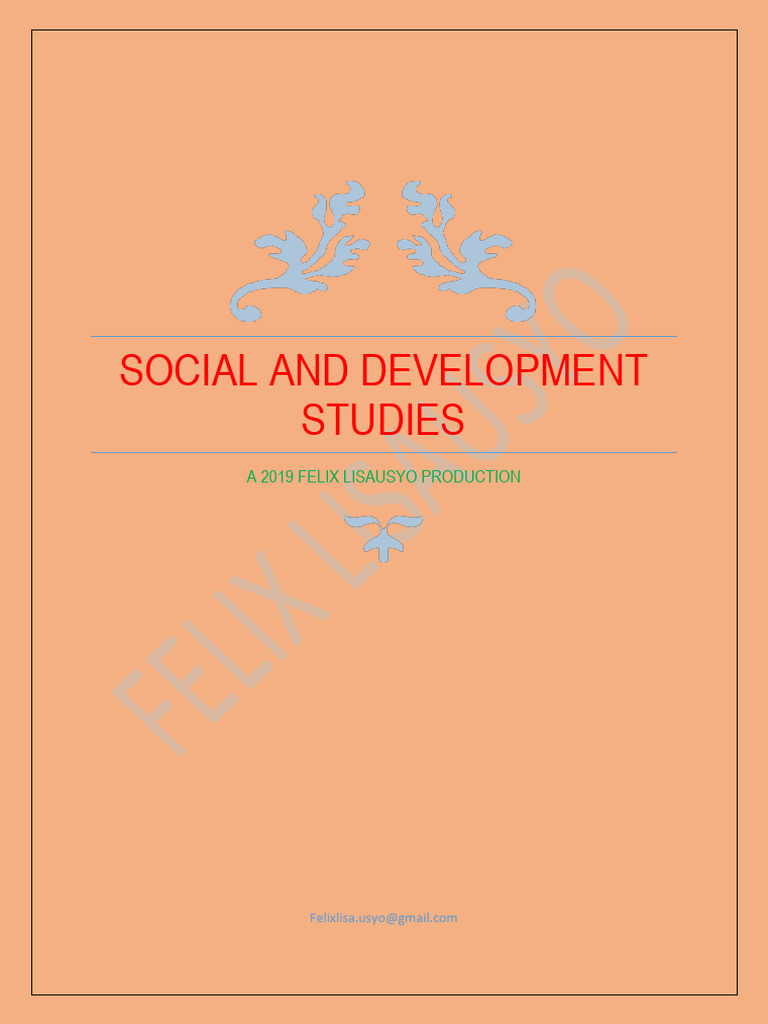 Social Studies Form 3 | PDF | Gross Domestic Product | Economic Development