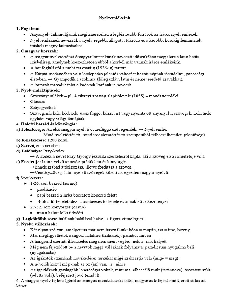 4. nyelvtan | PDF