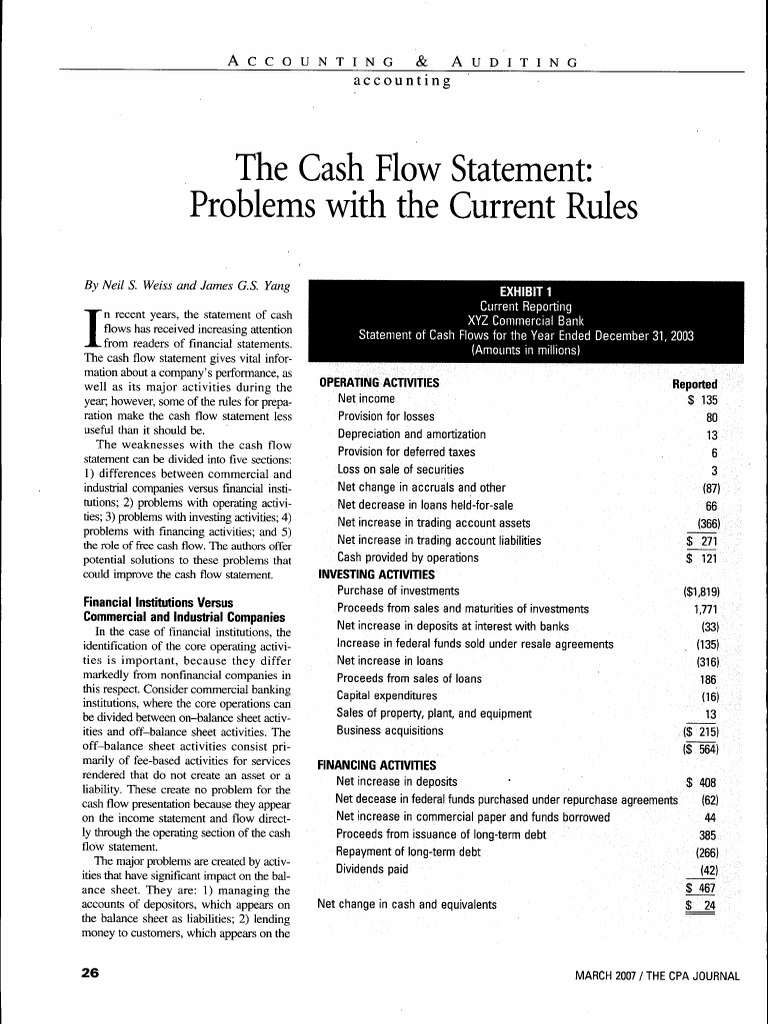 Cash Flow Statement Problems | PDF | Cash Flow Statement | Free Cash Flow