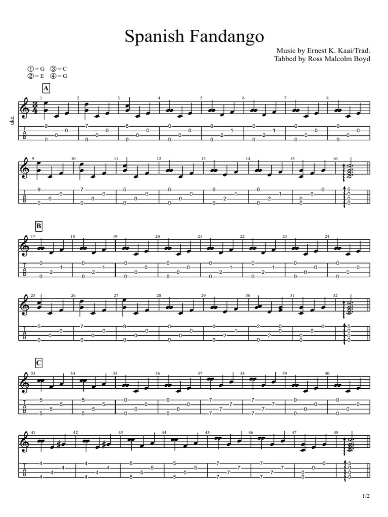 Spanish Fandango Kaai | PDF