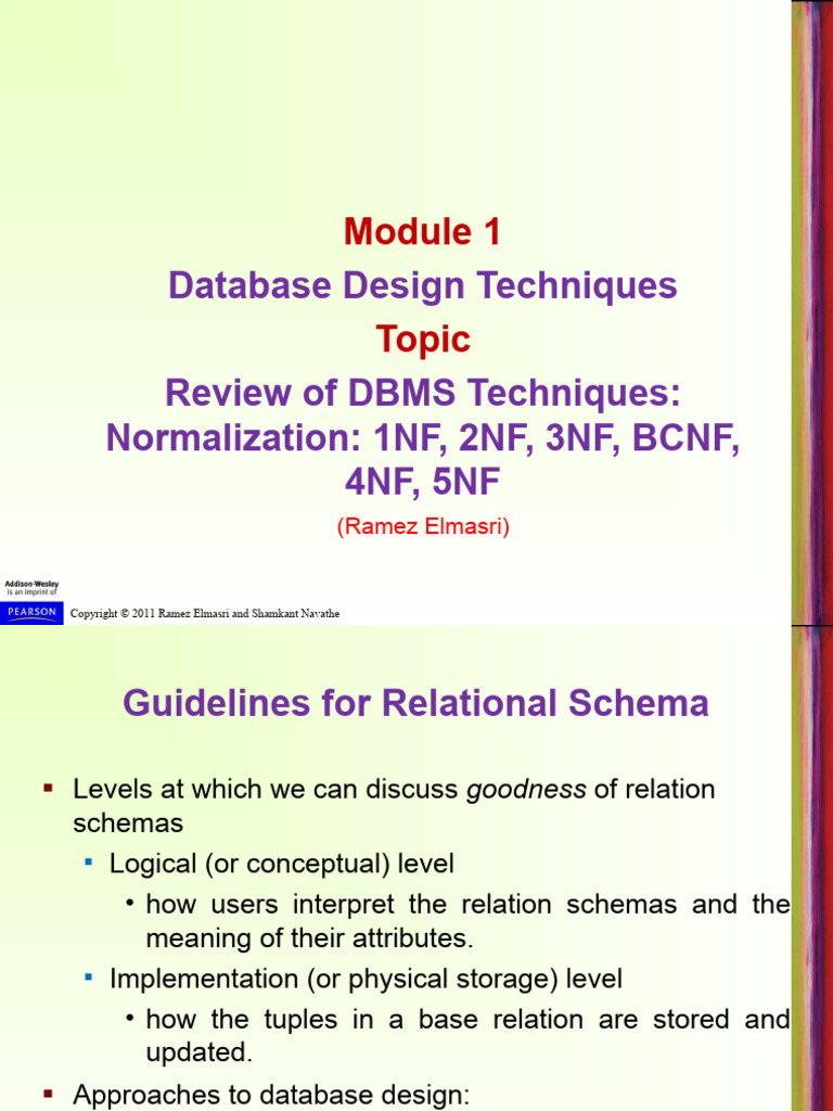 5-Review of DBMS Techniques_ Normalization-09-01-2024 | PDF | Databases ... 5-Review of DBMS Techniques_ Normalization-09-01-2024 | PDF | Databases ...