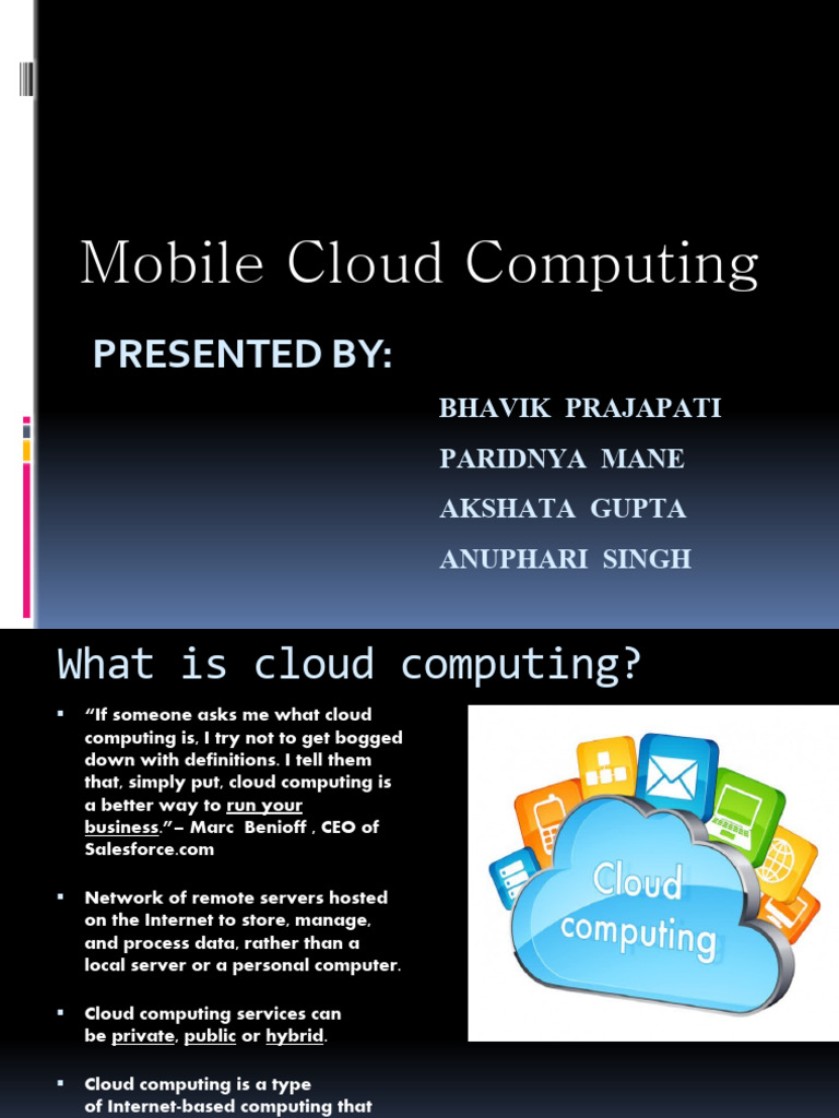 MCC - CLOUD COMPUTING | PDF | Cloud Computing | Mobile Phones