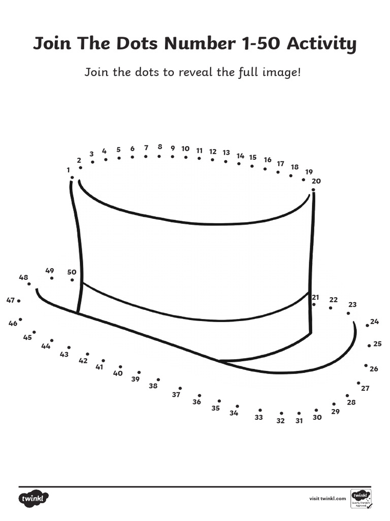 Join the Dots 1-50 Activity | PDF
