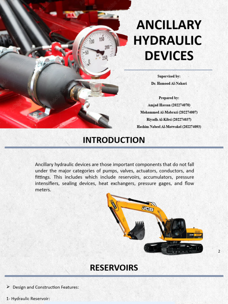 Ancillary Hydraulic Devices | PDF | Flow Measurement | Pump