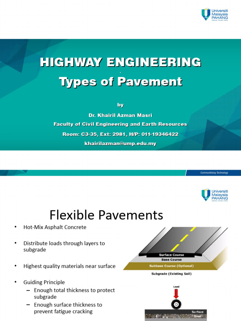 3-Types of Pavement DR Khairil | Download Free PDF | Road Surface ...