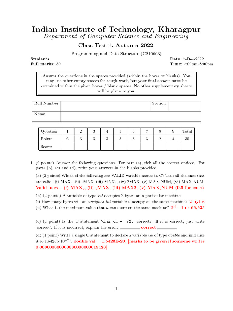 PDS 2022a | PDF | Computer Science | Computer Programming