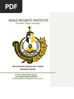 Basic Security Training Module-1 | PDF | Employment | Security Guard