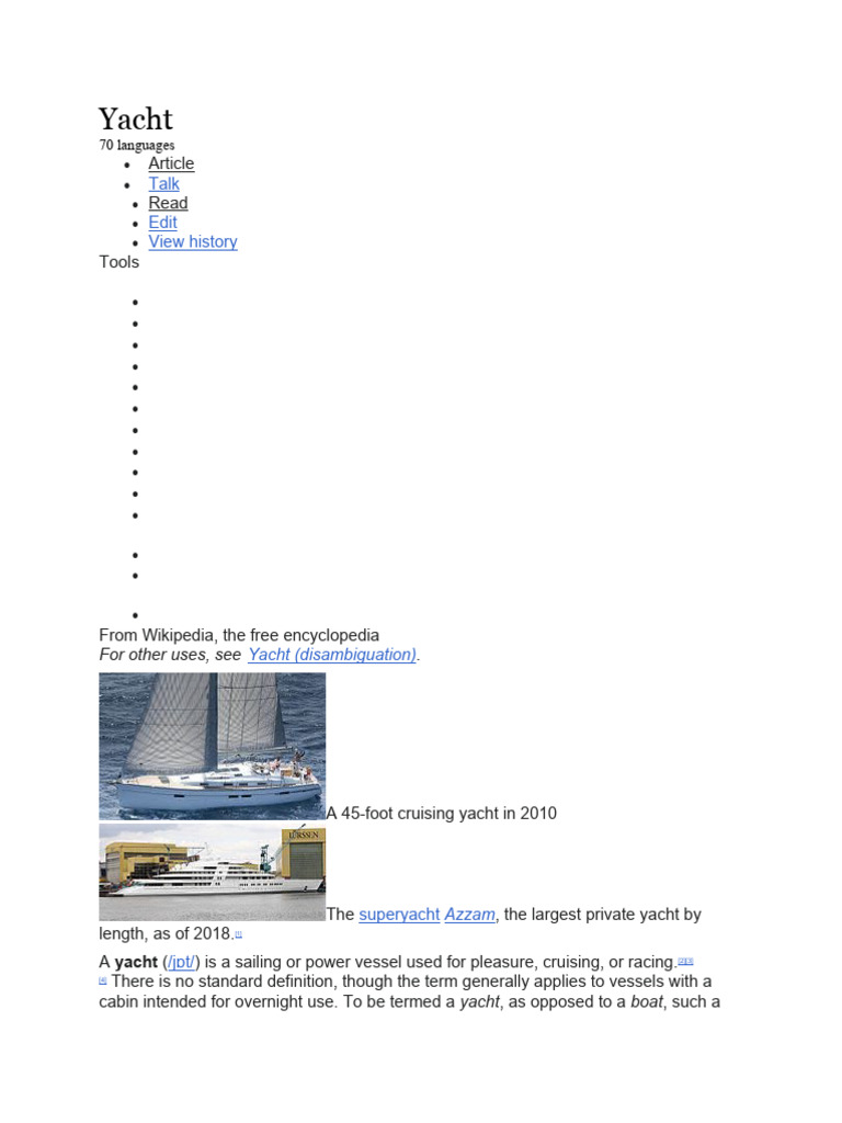 Yacht | PDF | Yacht | Steam Engine