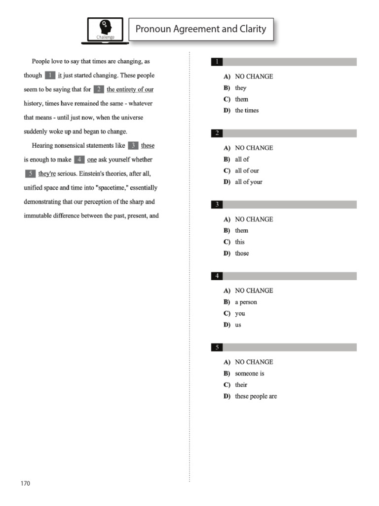 Pronouns (Homework) | PDF | Grammatical Number | Pronoun