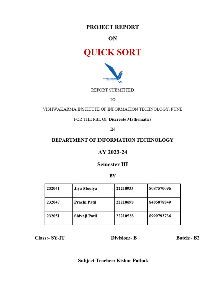 DM Report-41,47,51. | Download Free PDF | Applied Mathematics | Computer Science