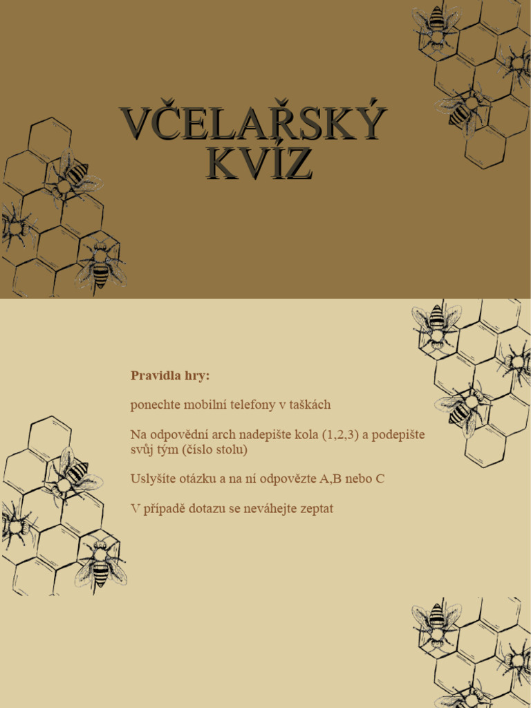Včelařský Kvíz 2 | PDF