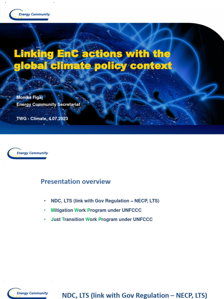 EnC Climate Policy and Mitigation Strategies | PDF | United Nations ...