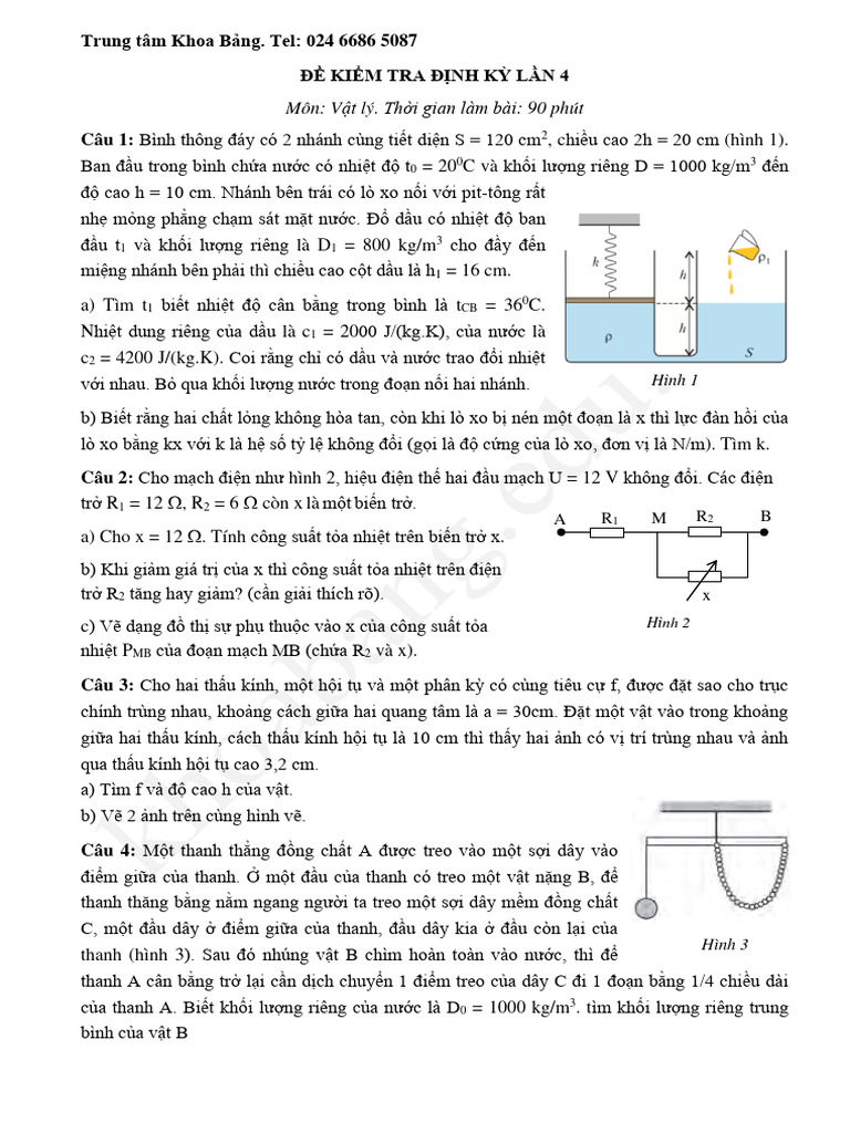 Ly9 Lan4 2022-2023 | PDF