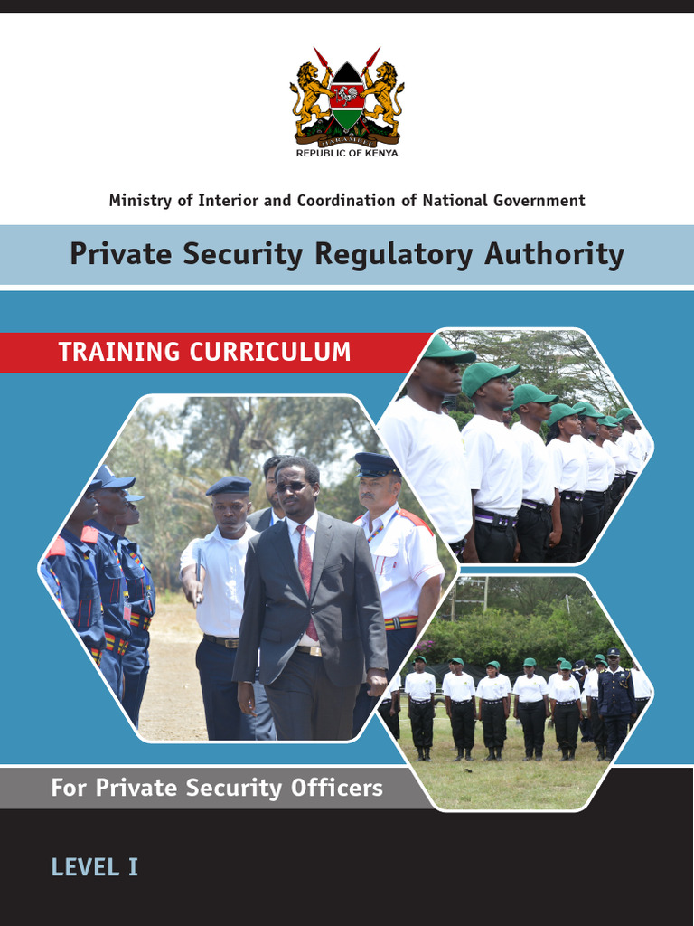 Psra-Curicullum - April-2019 | PDF | Curriculum | Security Guard