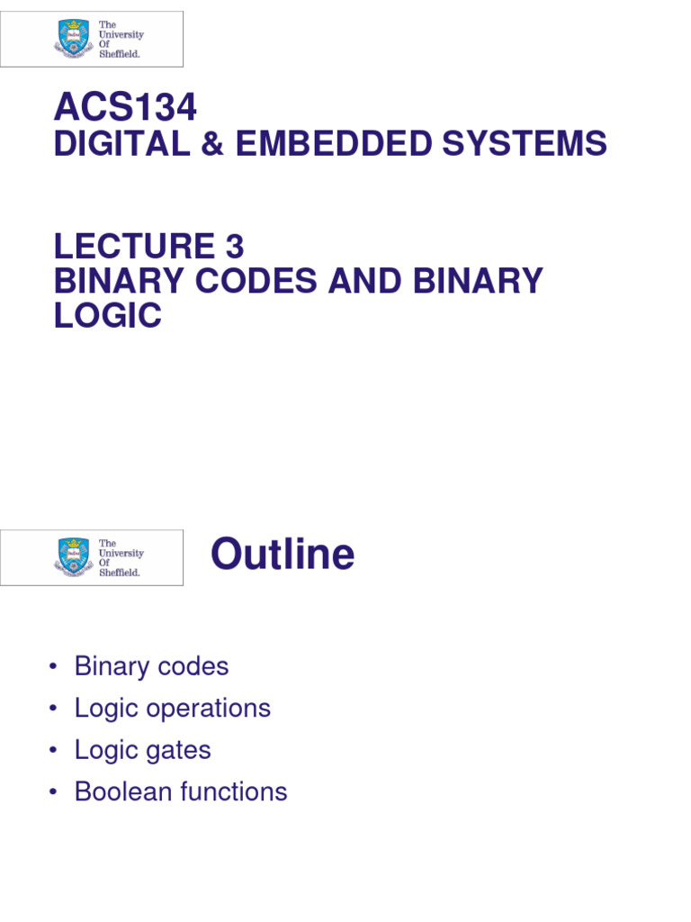2 Binary Codes And Binary Logic Pdf Logic Gate Teaching Mathematics