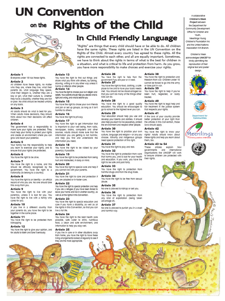 UN Child Rights Explained Simply | PDF | Children's Rights | Rights