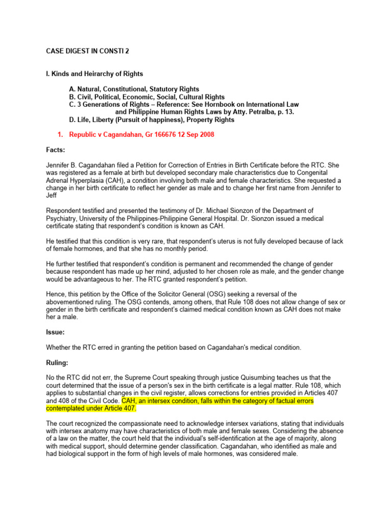 Bill of Rights CASE DIGEST | PDF | Due Process Clause | Injunction