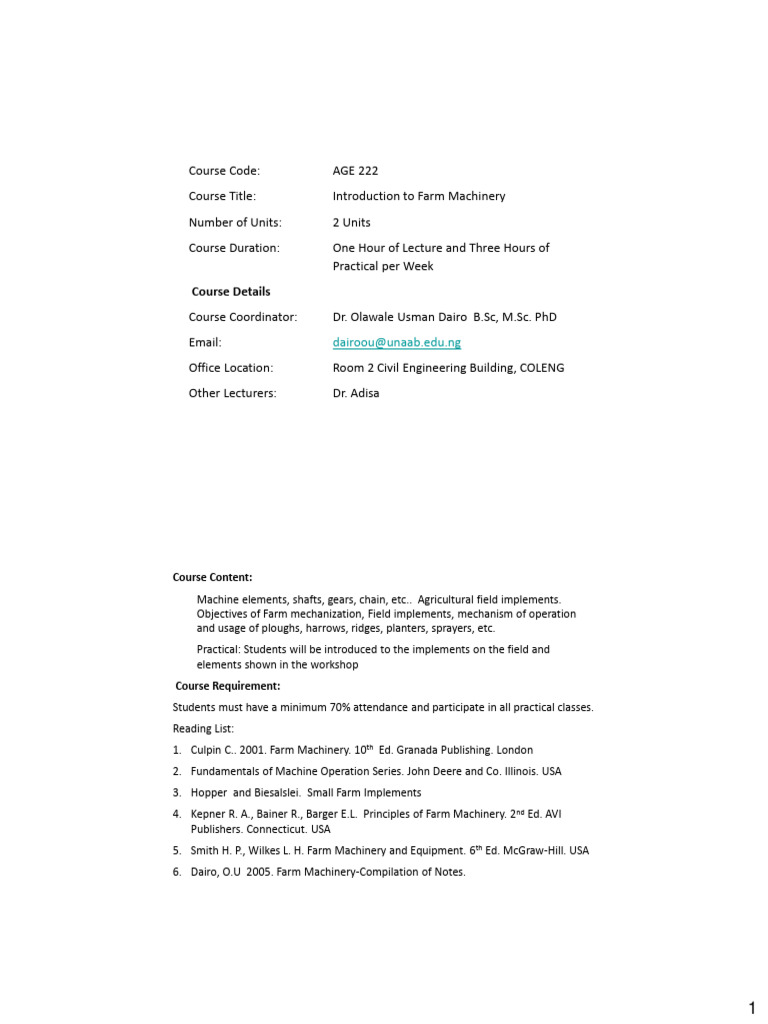 Introduction To Farm Machine | PDF | Belt (Mechanical) | Tractor