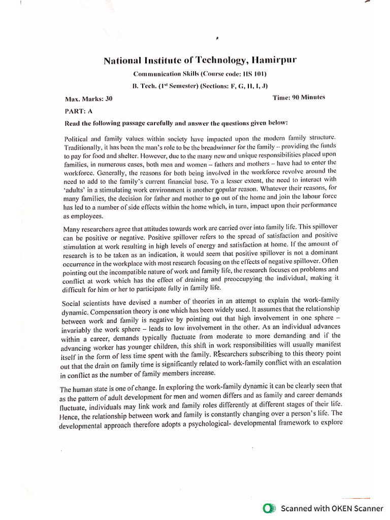 Mid Sem. 2022-23 Com | PDF