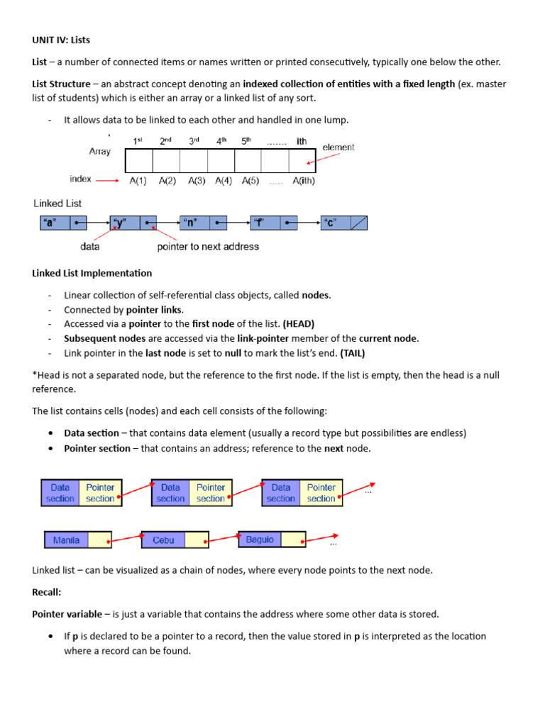Unit Iv | PDF | Pointer (Computer Programming) | Computer Science Unit Iv | PDF | Pointer (Computer Programming) | Computer Science