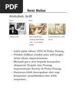 Tokoh Catan Tempatan: Abdullah Arif & Tang Tuck Kan | PDF