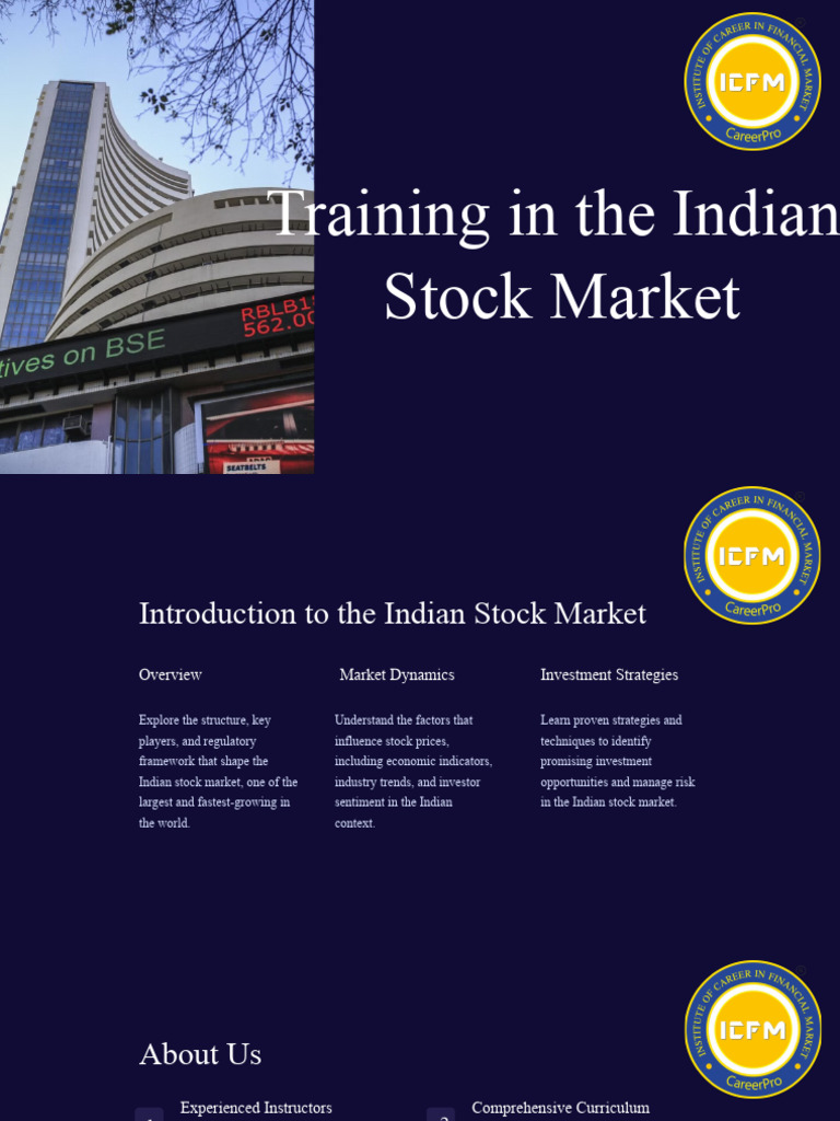 Indian Stock Market Training Program | PDF | Stock Market | Investing