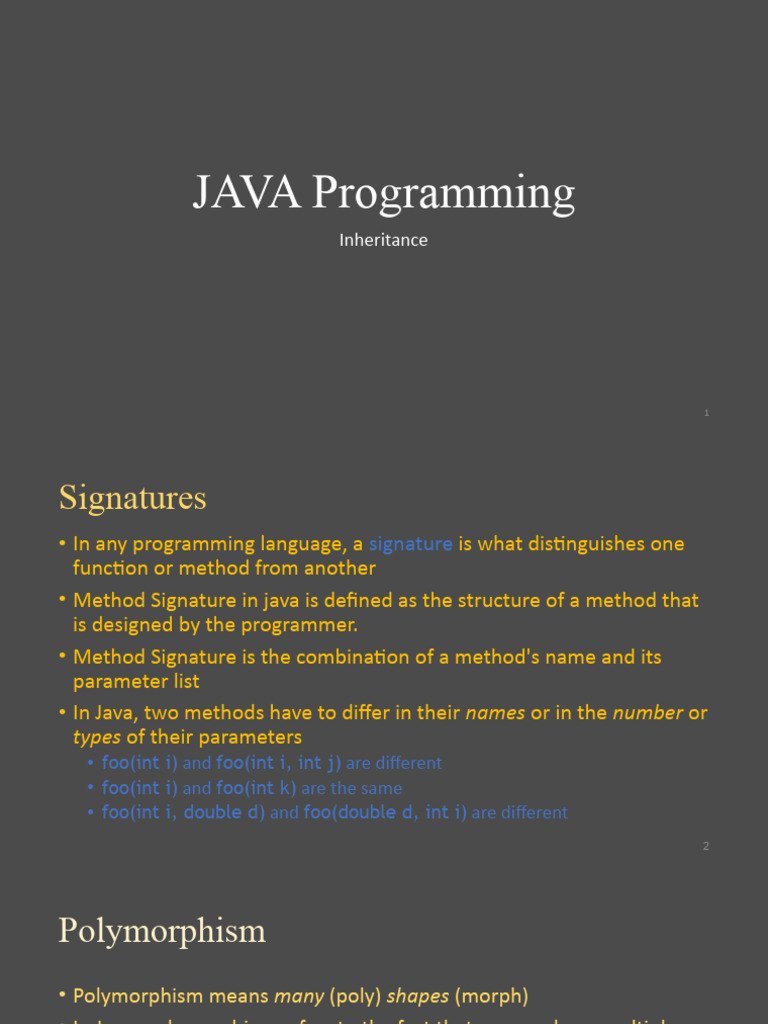 14 Overriding Dynamic Dispatch | PDF | Method (Computer Programming) | Inheritance (Object ...