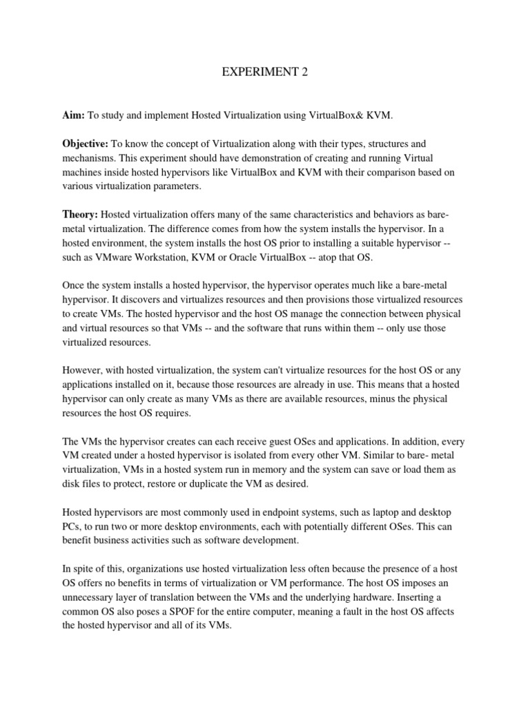Te Comp 14 Exp02 | PDF | Virtual Machine | Virtualization