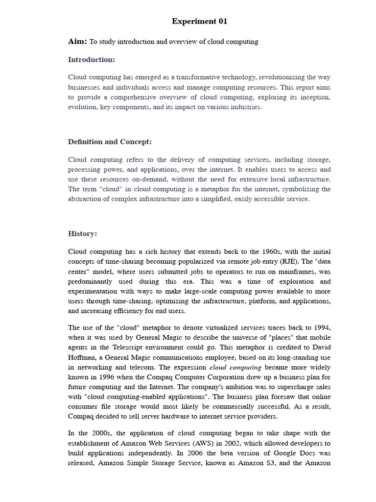 TE COMP 14 EXP01 | PDF | Cloud Computing | Software As A Service