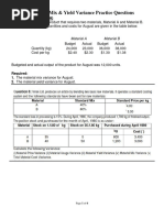 Standard Costing Formulas Overview | PDF | Cost Accounting | Management ...
