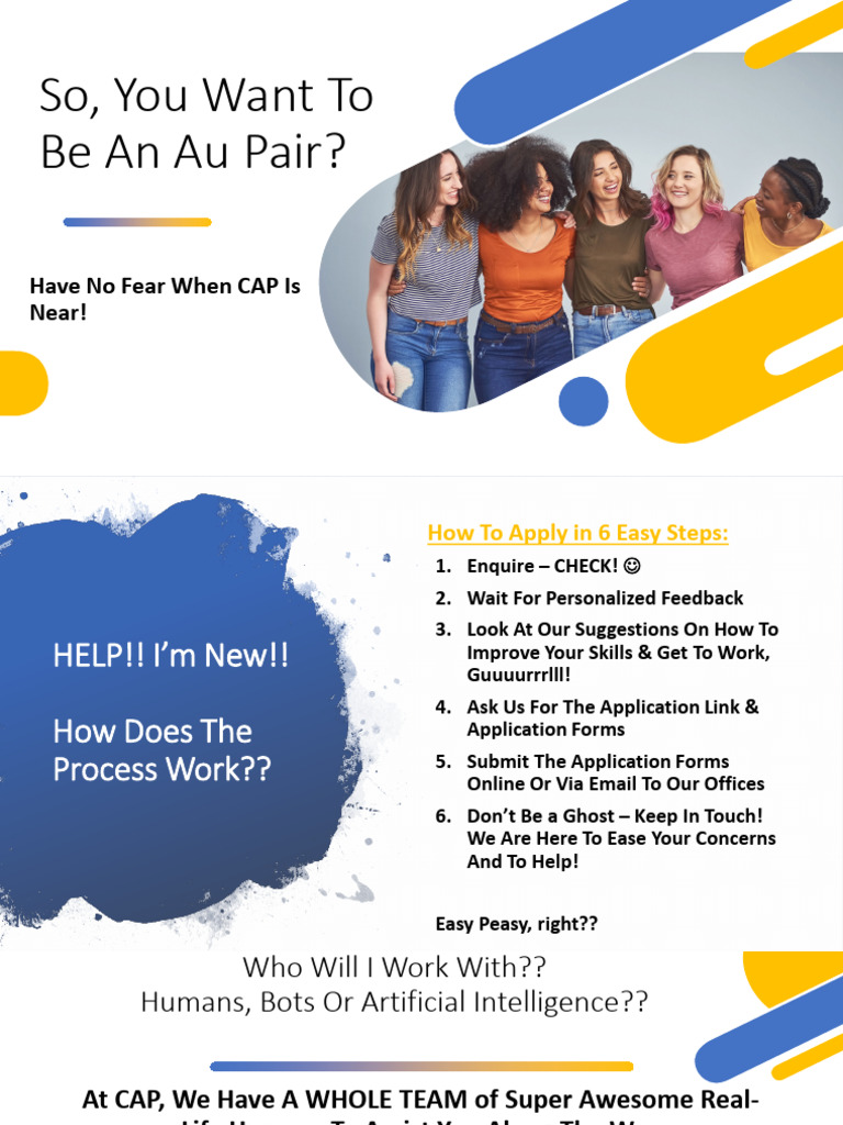 Au Pair Application Process Guide | PDF | Career & Growth