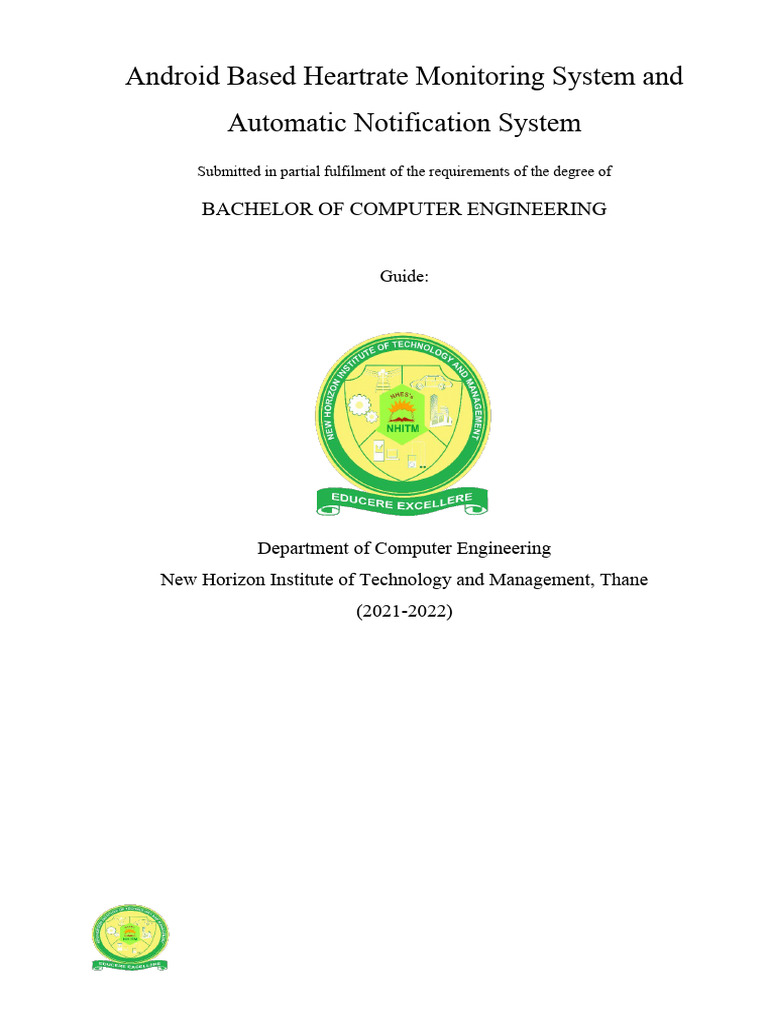 Guidelines For Synopsis Report | PDF | Mobile App | Application Software