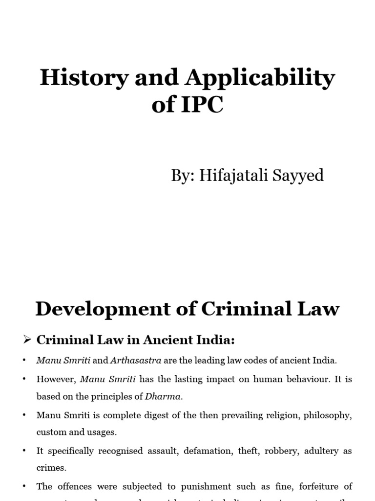 IPC: History and Jurisdiction Overview | PDF | Government | Crimes