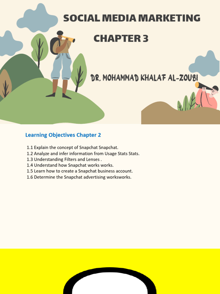 Snapchat Marketing Strategies Explained | PDF | Snapchat | Cyberspace