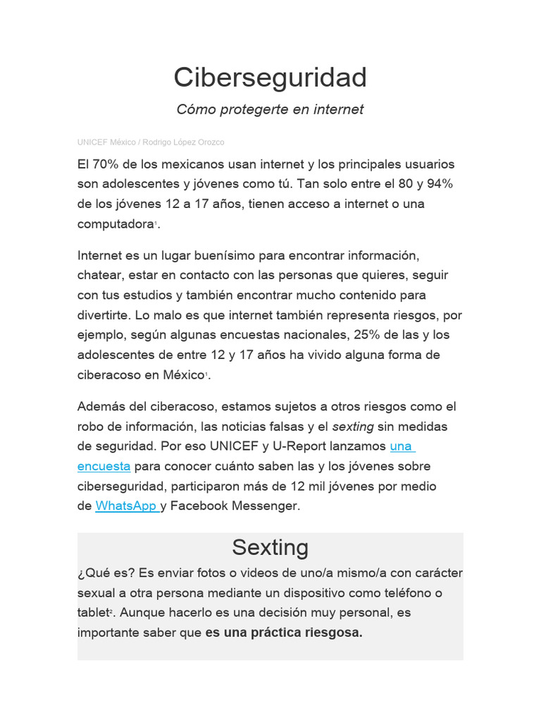 Ciberseguridad | PDF | Acoso cibernético | Malware