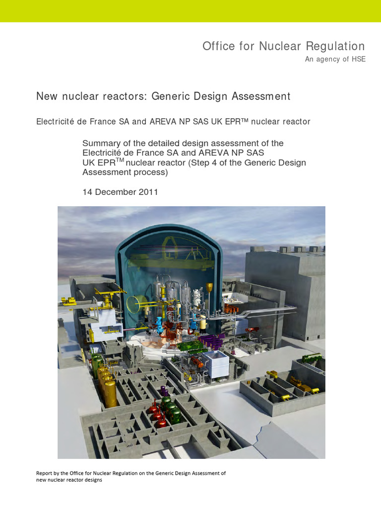Ukepr Onr Gda SR 11 001 Rev 0 | PDF | Nuclear Energy | Nuclear Technology