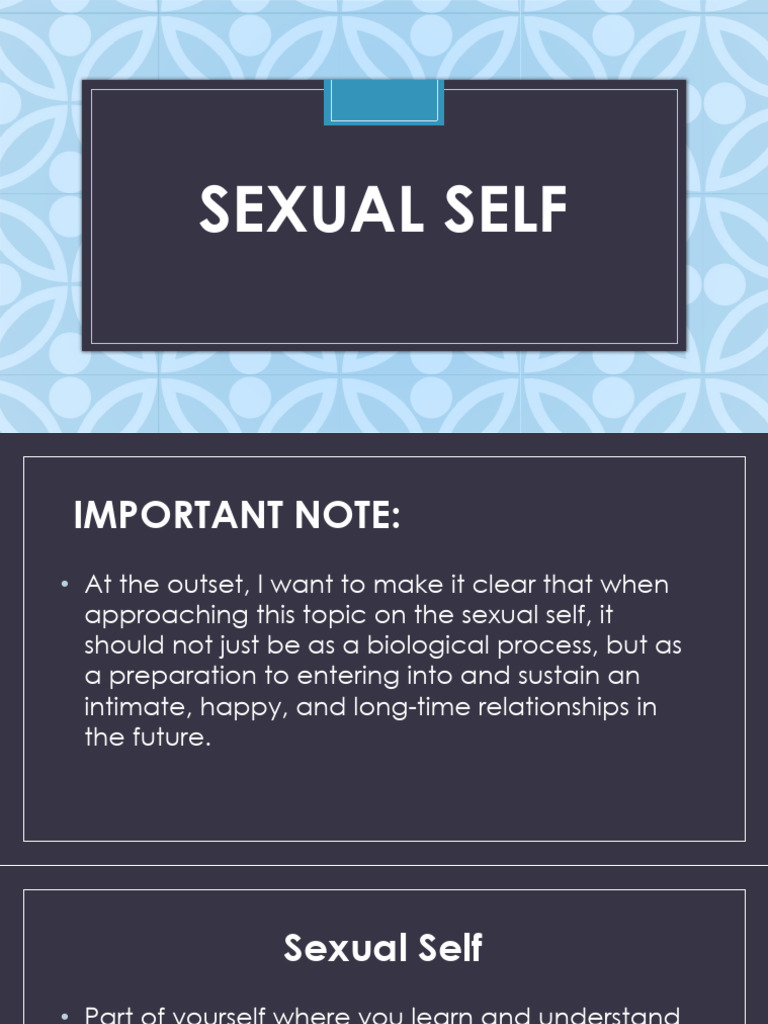 The Sexual Self | Download Free PDF | Birth Control | Human Sexuality
