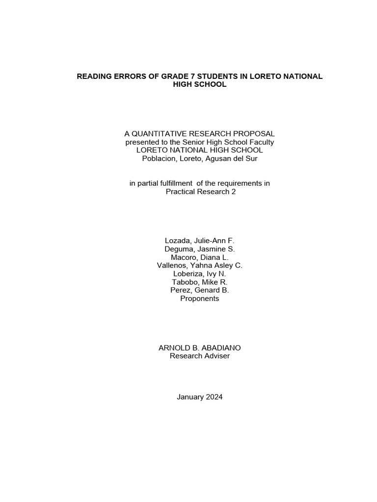 PR2-Proposal-Template_094202 | PDF | Reading Comprehension | Cognition