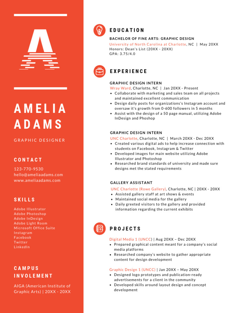 Graphic Designer Resume Example | PDF | Graphic Design | Websites