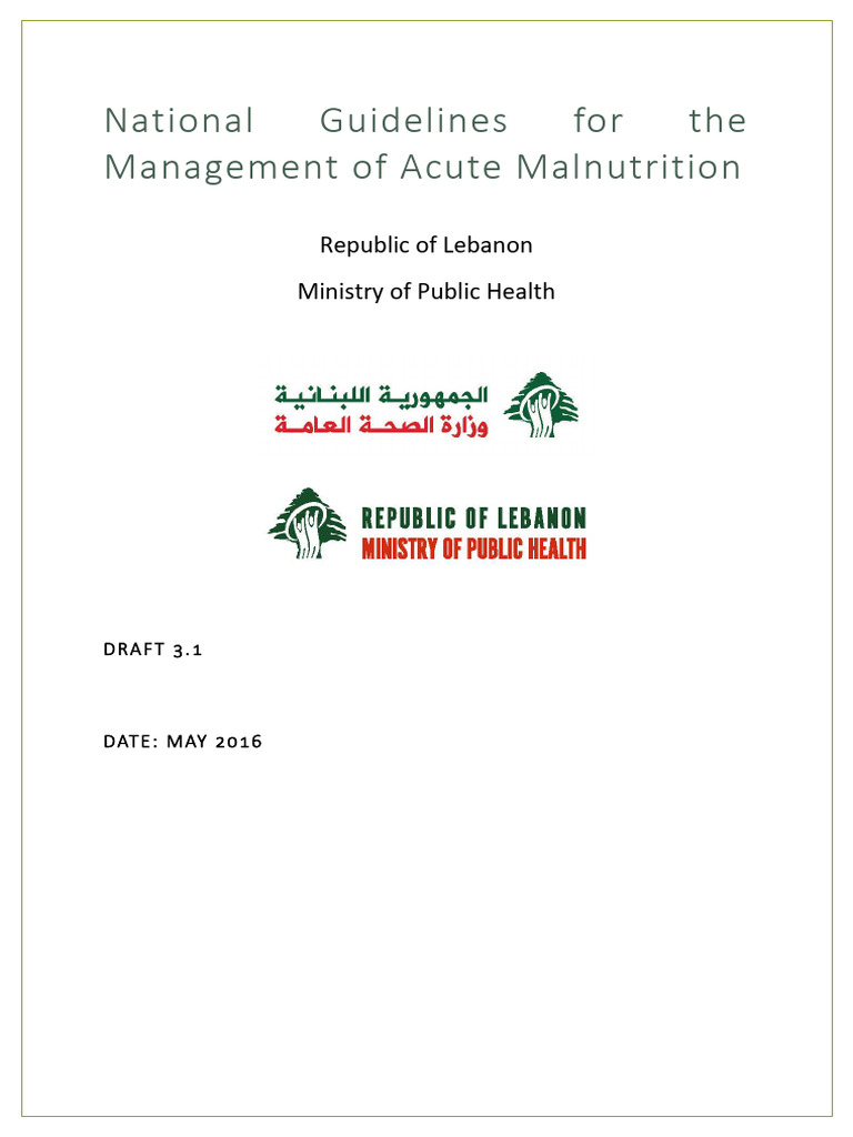 Lbn Ch 38 01 Guideline 2016 Eng National Guidelines for the Management ...