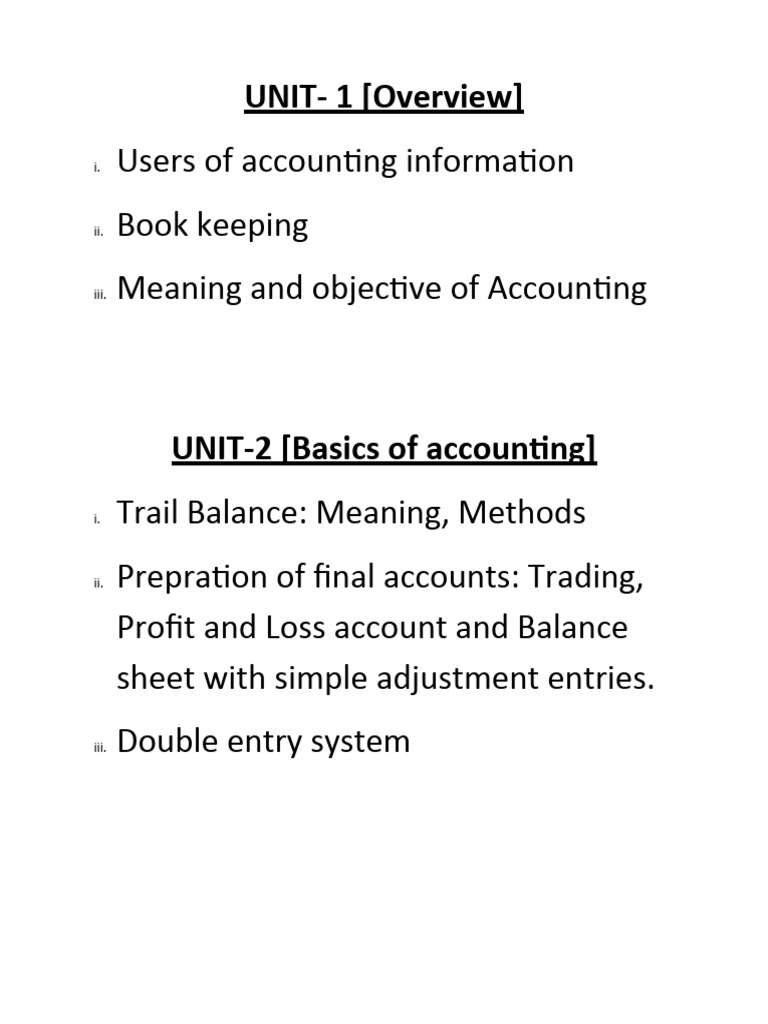 BCA 2nd Sem Accounting Overview | PDF