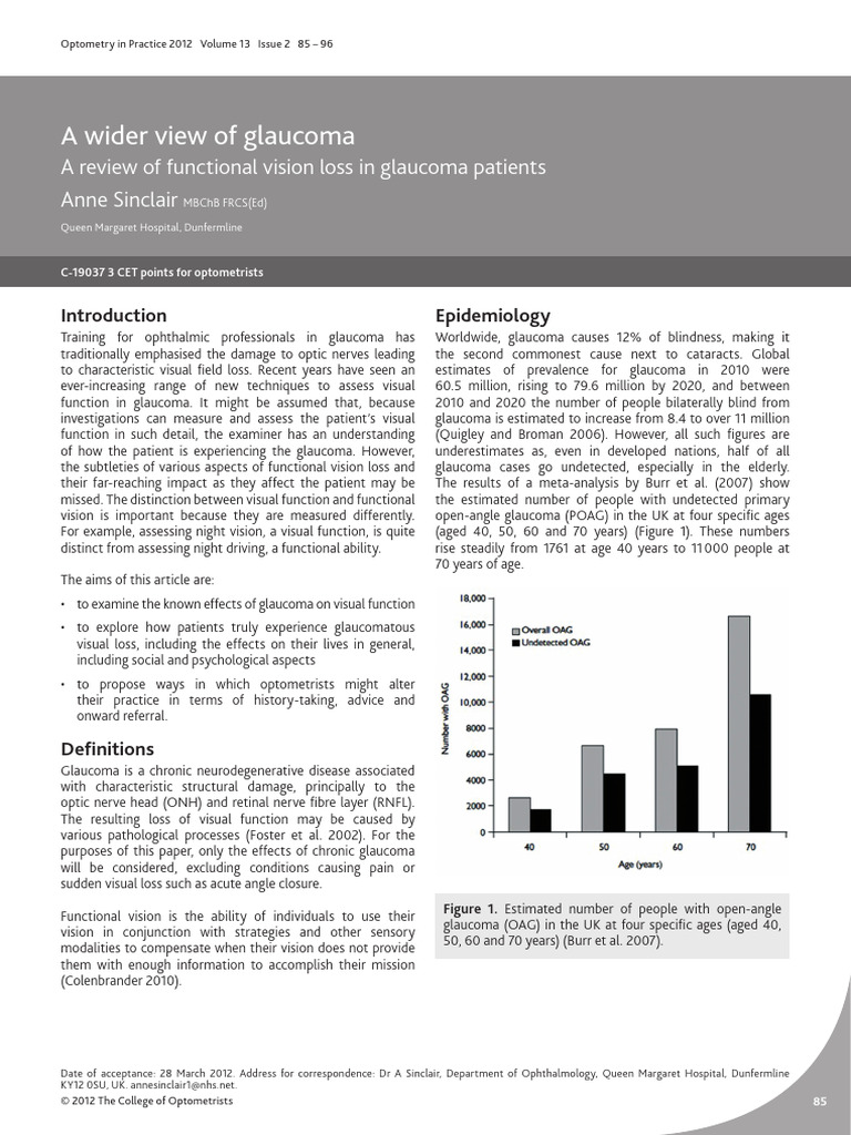 A wider view of glaucoma | PDF | Visual Impairment | Glaucoma