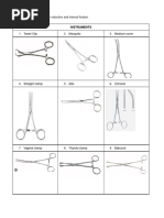 Operating Room INSTRUMENTS | PDF | Medical Specialties | Surgery