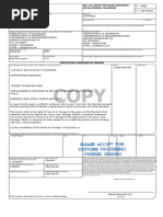 Example Maersk BIll of Lading | PDF | Bill Of Lading | Freight Transport