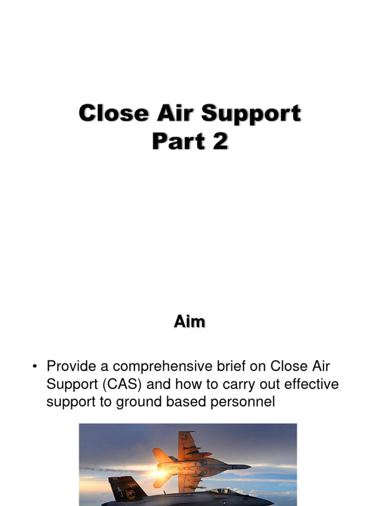 Effective Close Air Support Guide | PDF | Close Air Support | Military