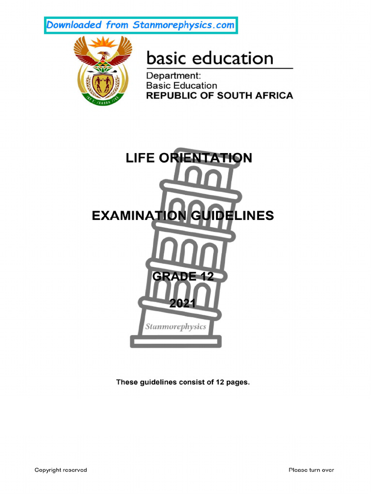Life-Orientation-Exam - Eng | PDF
